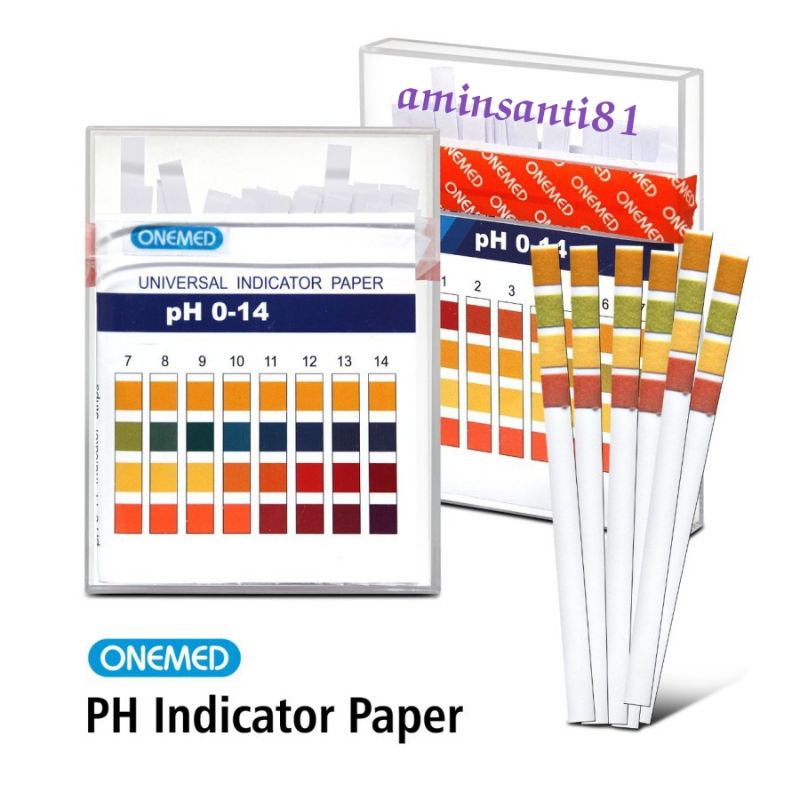 Jual Ph 0-14 Indicator Onemed/Ph Universal Indicator Onemed isi 100 ...