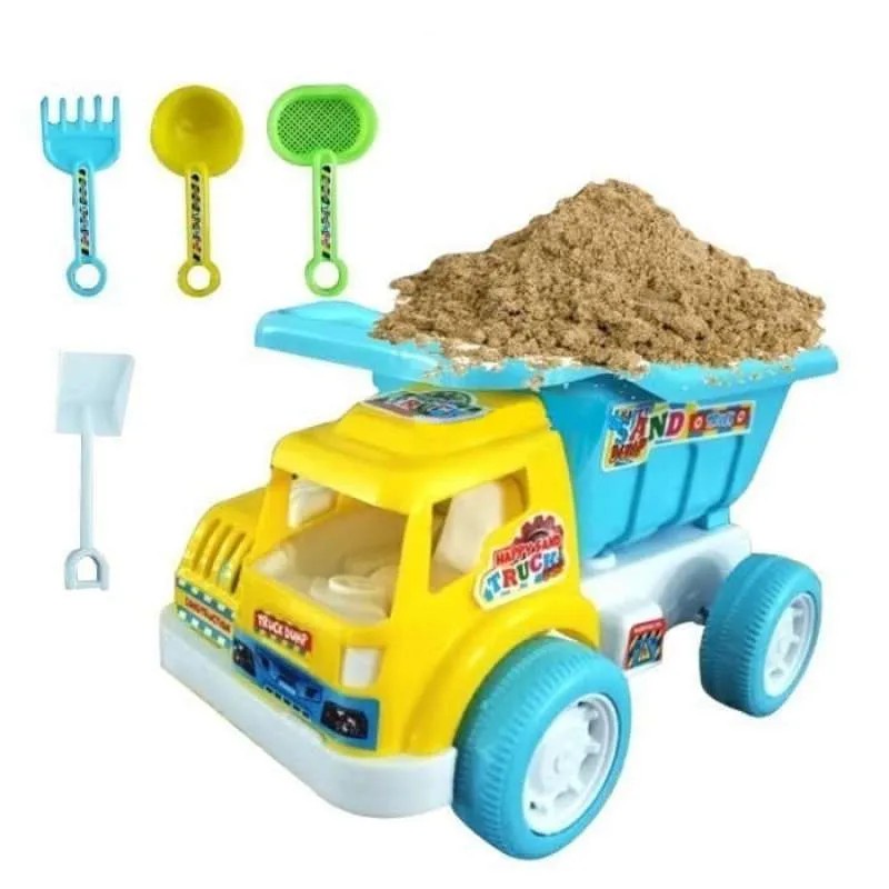 Jual LP 2 HAPPY SAND TRUCK DUMP / MAINAN MOBIL TRUCK PASIR PLUS CETAKAN ...