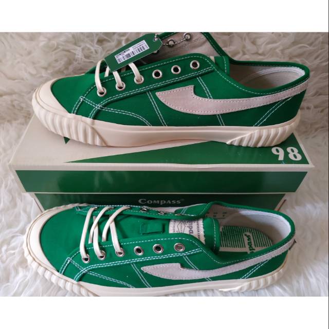 Jual Sepatu Compass Vintage 98 Gazelle Low Green Vintage Size 43 ...
