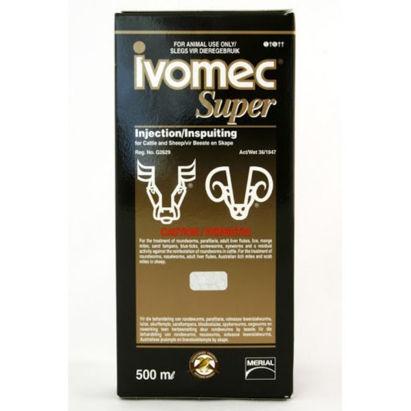Jual IVOMEC SUPER 50 ml - Efektif Basmi Kutu Ektoparasit Endoparasit Hewan | Shopee Indonesia