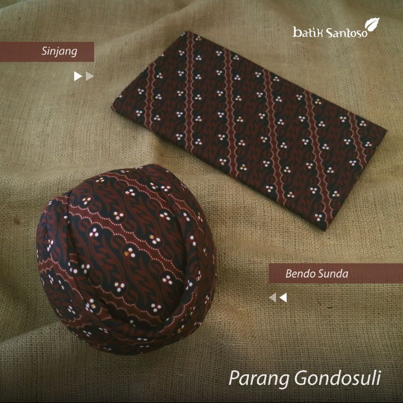 Jual Batik Santoso Parang Gondosuli - Bendo Sunda dan Sinjang | Shopee ...