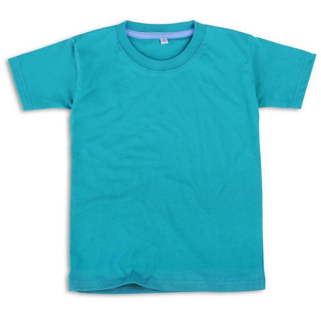 Jual SUPER MURAH JUAL KAOS POLOS ANAK LENGAN PENDEK WARNA HIJAU TOSCA PEREMPUAN CEWE COWO UKURAN ...