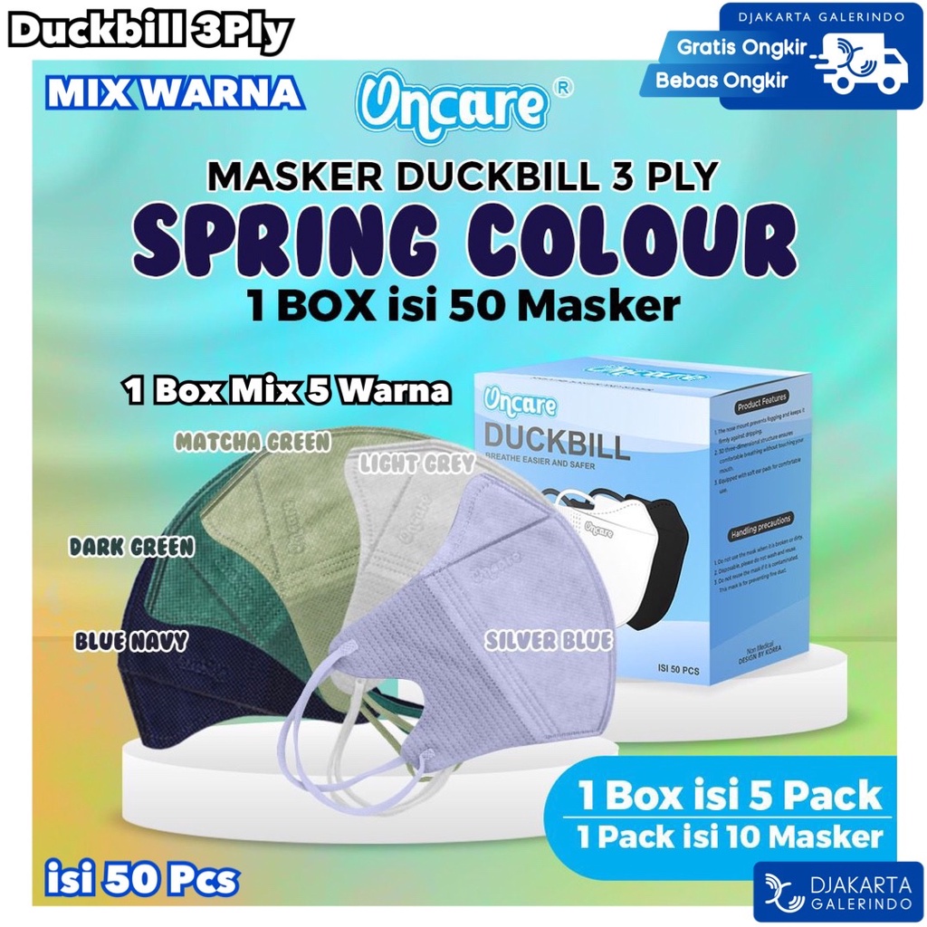 Jual Duckbill Mix Warna Warm Spring Duffy Mix ONCARE Original isi 50Pcs ...