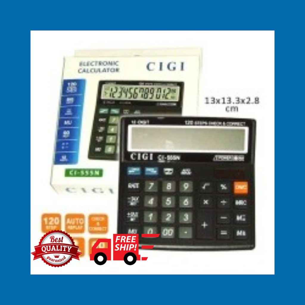 Jual Kalkulator CIGI 12 DIGIT CI-812 | Shopee Indonesia