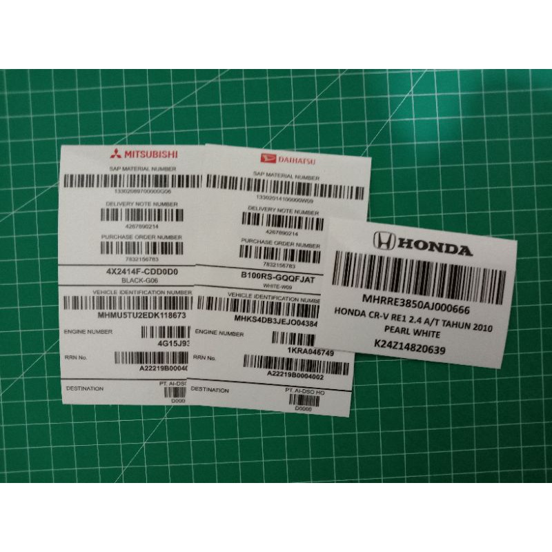 Jual Stiker Barcode Mobil | Shopee Indonesia