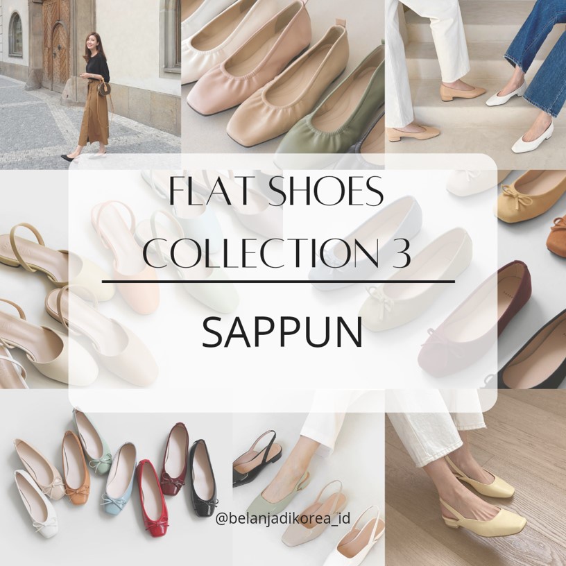 Jual [PRE ORDER] SAPPUN Flat Shoes - Collection 3 | Shopee Indonesia
