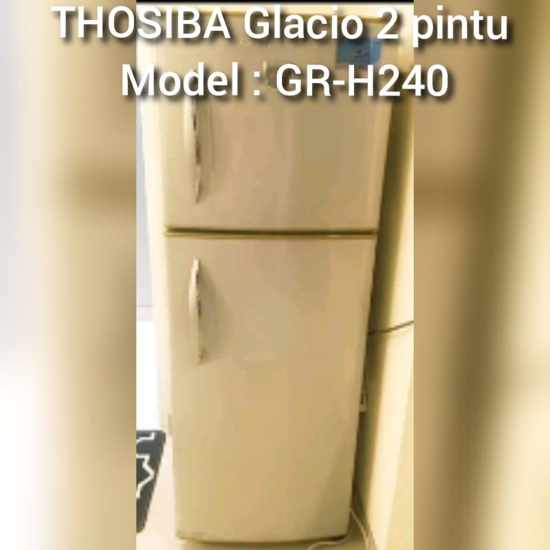 Jual rak kulkas TOSHIBA glacio 2 pintu model GR-H240 | Shopee Indonesia