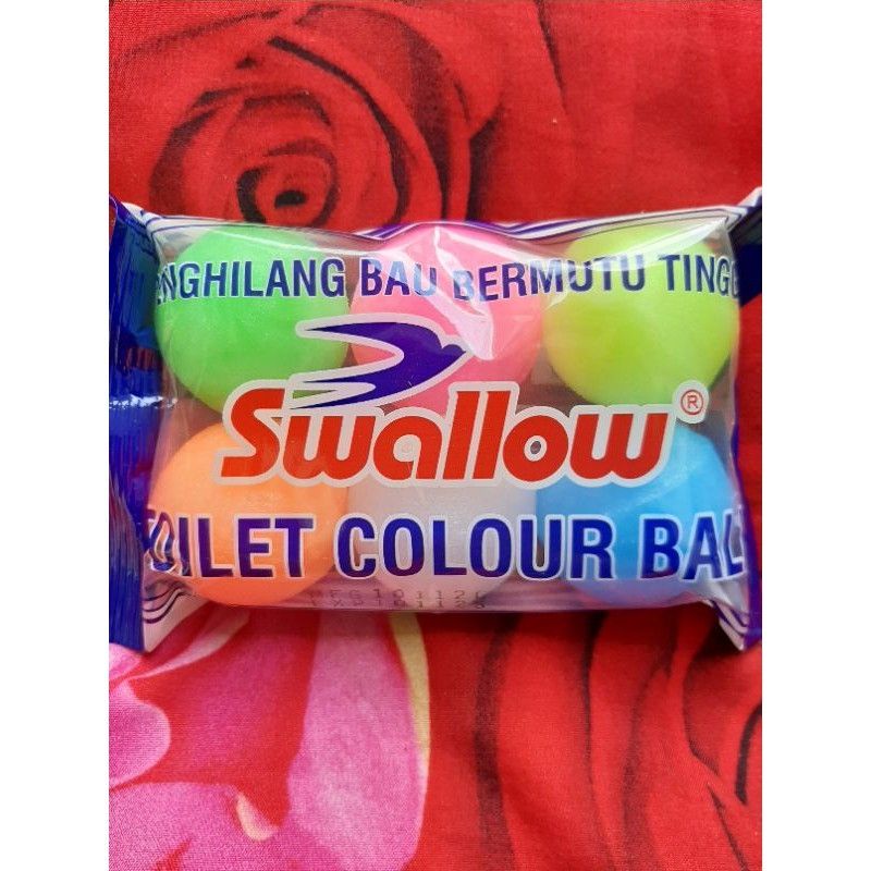Jual Kamper Swallow/Bagus Toilet Colour Ball isi 6 pcs/kamper wc/kamar ...