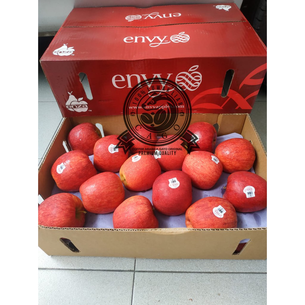 Jual Apel Envy New Zealand Jumbo High Grade 1 Dus (10KG) Fresh Import ...