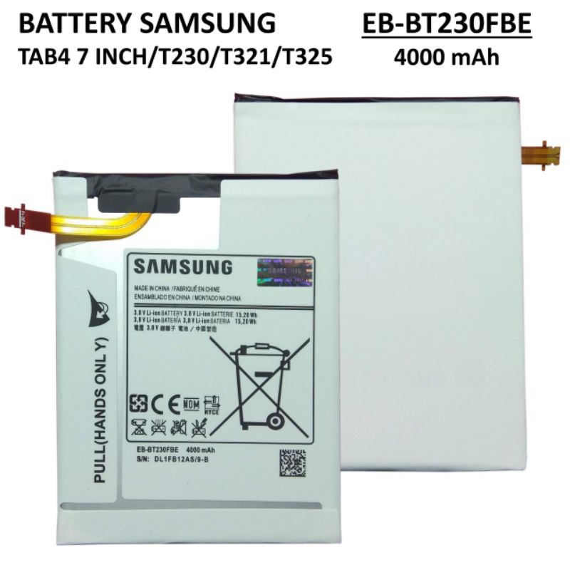 Jual Baterai Battery Samsung Galaxy Tab 4 T230 / T231 Original 100% ...