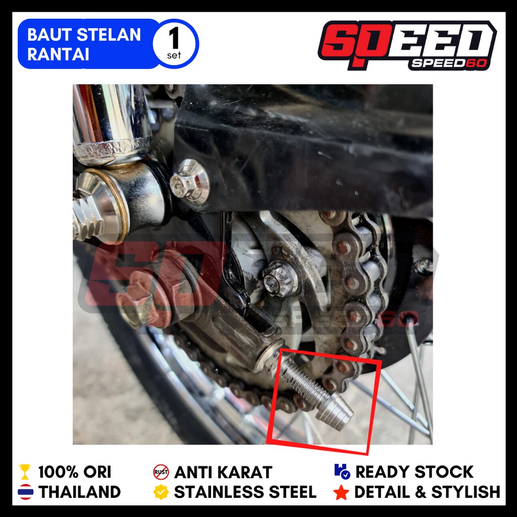 Jual Probolt Baut Stelan Rantai Yamaha Vixion Rx King Stainless King ...