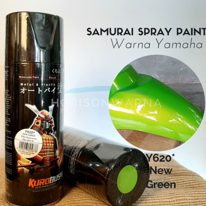 Jual Pilox Cat semprot SAMURAI PAINT - NEW GREEN Y620* | Shopee Indonesia
