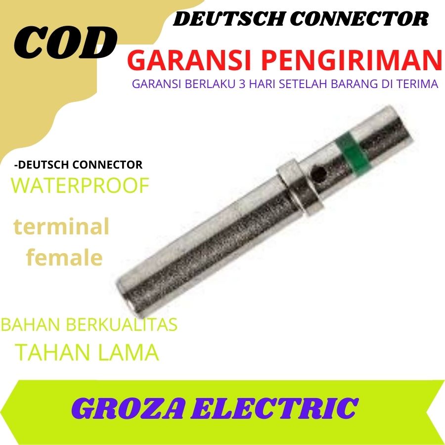 Jual Pin female deutsch pin cewe socket female socket cewe | Shopee ...