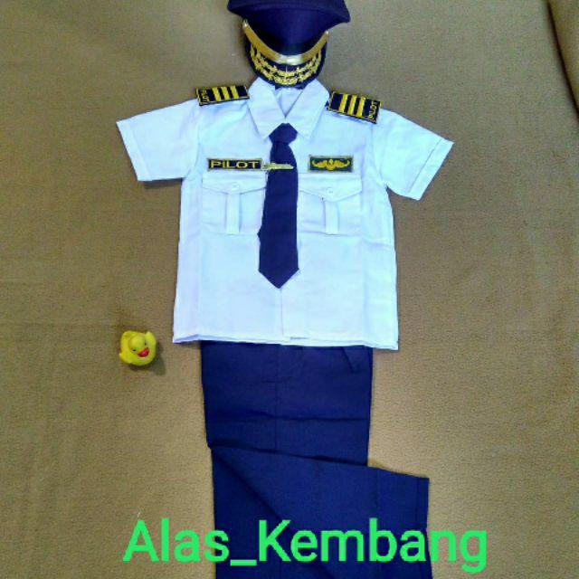 Jual BAJU PILOT / Seragam kostum Anak PILOT /Profesi Pilot | Shopee ...
