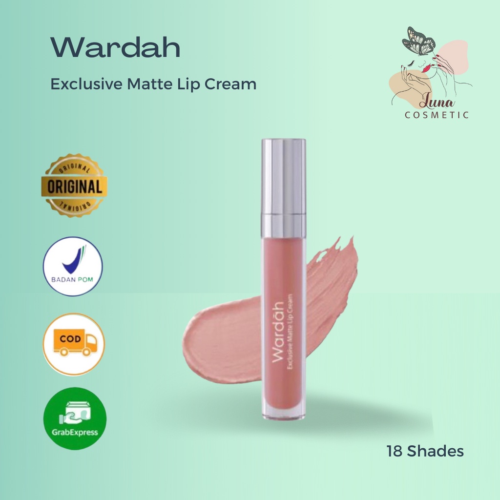 Jual Wardah Exclusive Matte Lip Cream - Warna Intense dan Tahan Lama ...