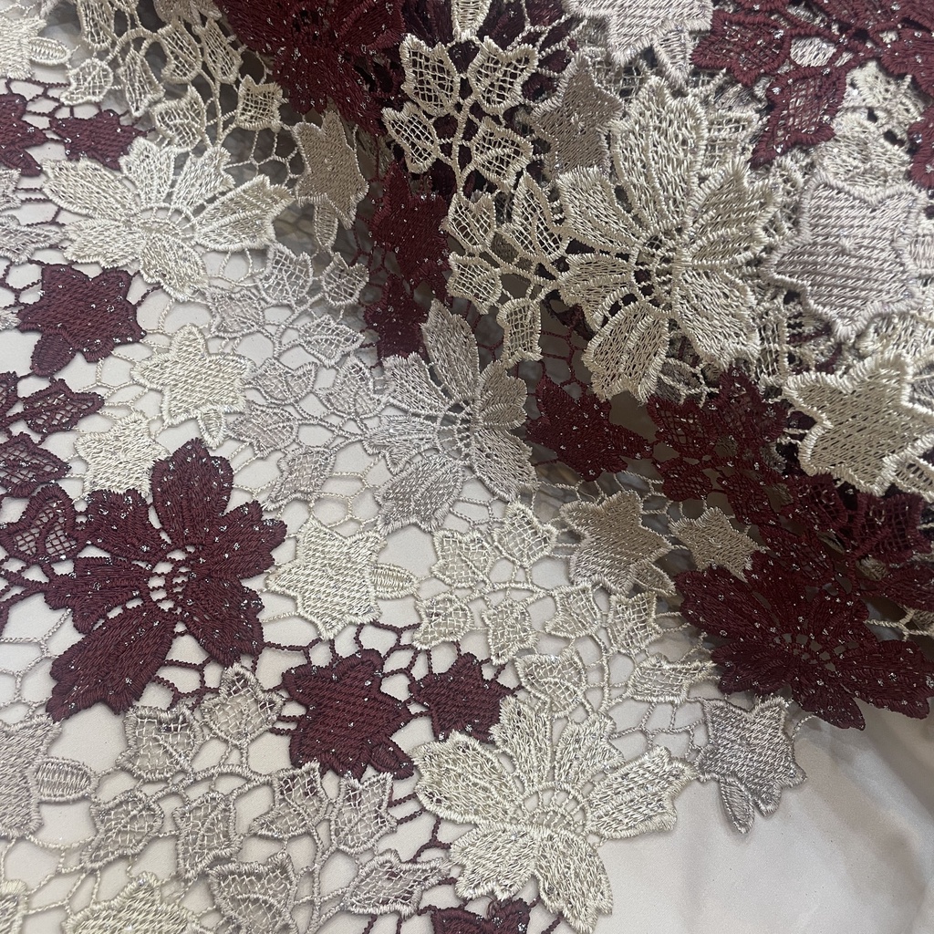 Jual Kain Brukat Prada / Tulle Prada Premium / Bahan Kebaya Prada ...