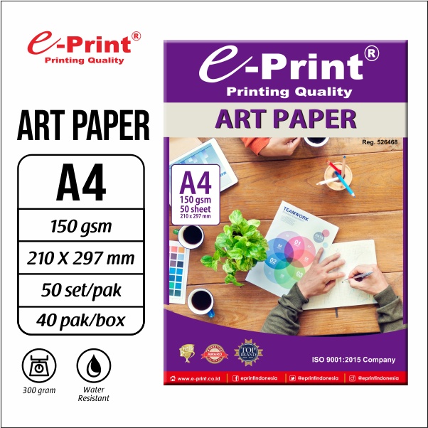 Jual Kertas e-Print A4 ART PAPER 150gsm | Shopee Indonesia