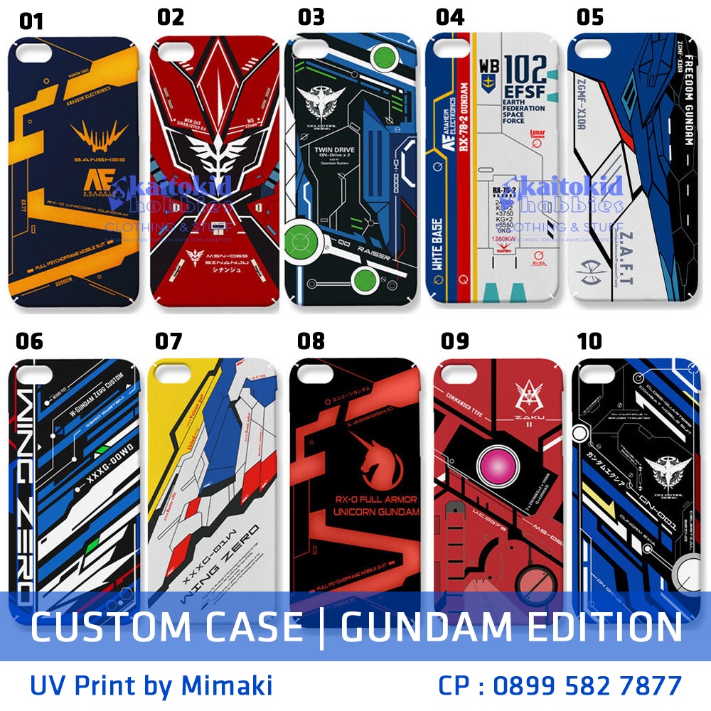 Jual Cetak Casing HP GUNDAM 04 Hard Case bisa custom design desain ...