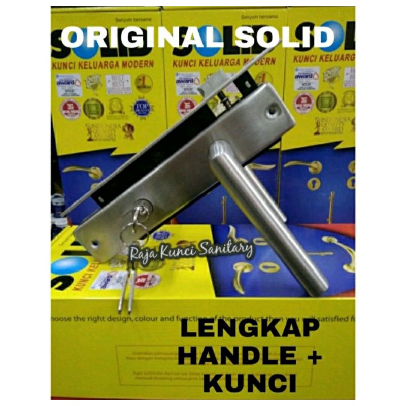 Jual Paket Handle Solid HRE 61.41 /Kunci pintu stainless (KOMPLIT ...