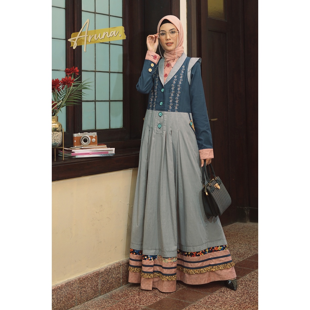 Jual TUNEECA Gamis Higher Than Blyana - T-0621007 | Shopee Indonesia