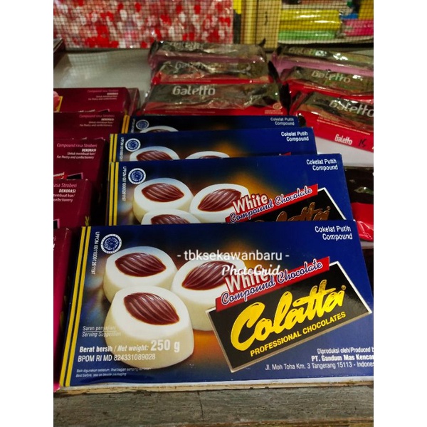 Jual Cokelat Batang Collata 250gr (White) | Shopee Indonesia