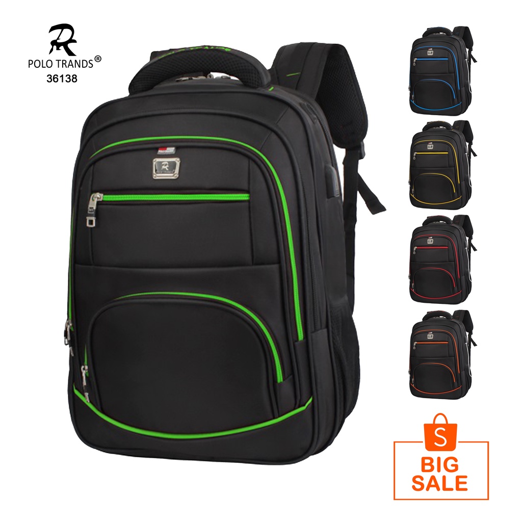 Jual Polo Trands Tas Ransel Laptop 36138 30L Up to 17inch Free Kabel ...