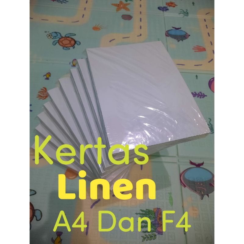 Jual KERTAS LINEN / Kertas Linen Ukuran F4 ( 21,5 X 33Cm ) dan A4 (21 X ...