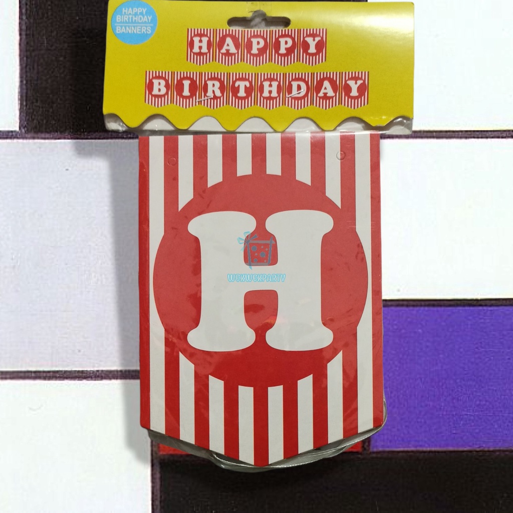 Jual MURAH!!! Banner Gantung Tulisan HAPPY BIRTHDAY Segi Lima | Shopee ...
