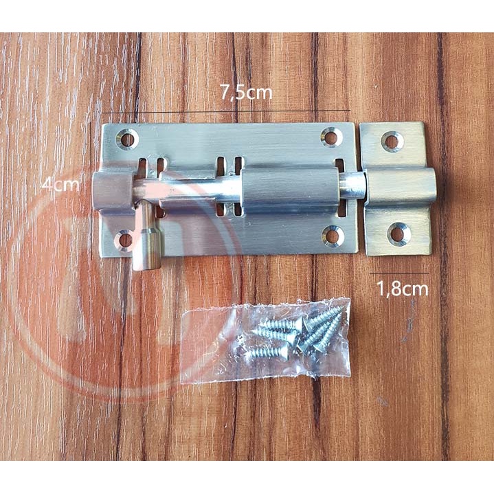 Jual Slot Pintu Bulat 7.5cm / Grendel Pintu 3 inch Stainless Ramayana ...