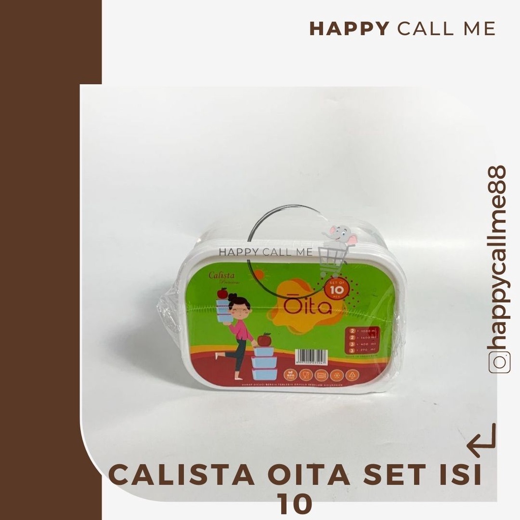 Jual Calista Oita Toples Set isi 10pcs rapi untuk kulkas | Shopee Indonesia