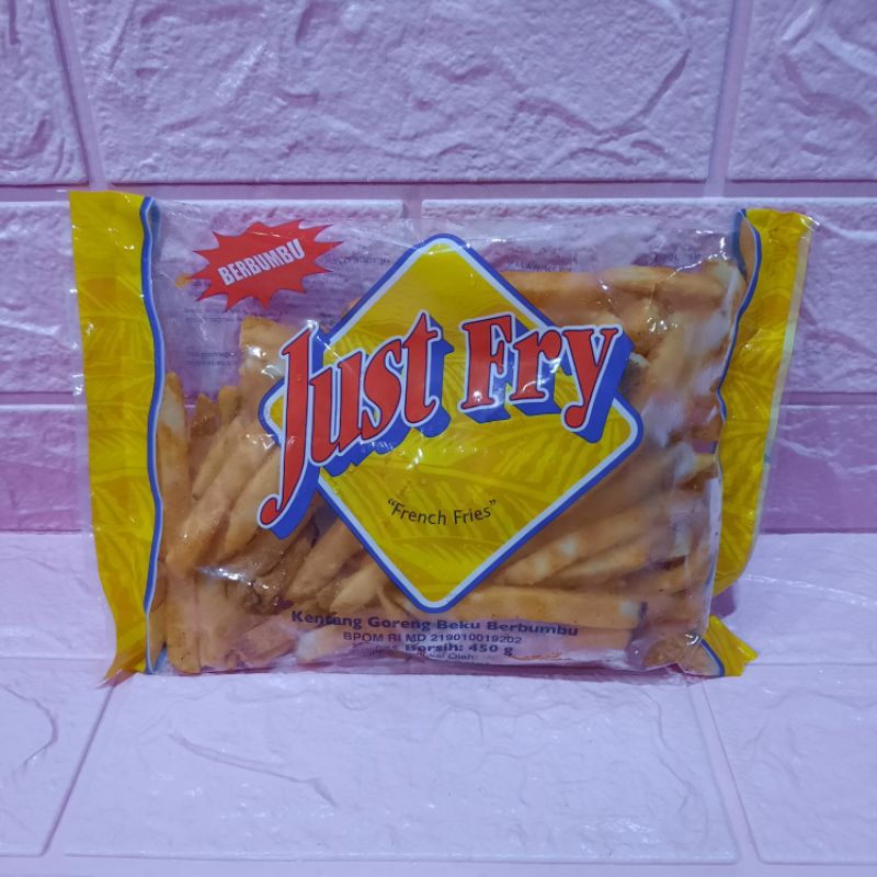 Jual Just Fry French Fries Kentang Goreng Berbumbu 450 Gr | Shopee ...