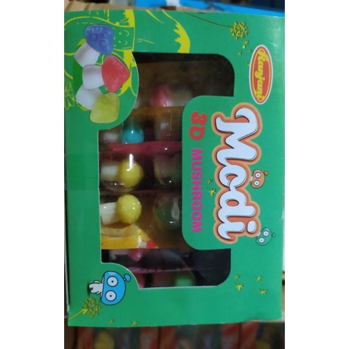 Jual Permen Modi Lunak Bentuk Jamur / Modi Jamur ( isi 24 pcs @8gr ...