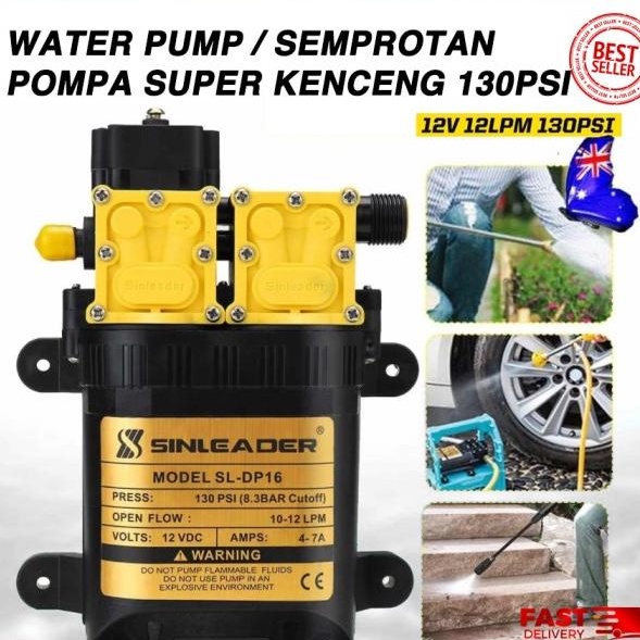 Jual Pompa Steam Motor Mobil SINLEADER SL-DP16 Double Pump JET 130PSI ...