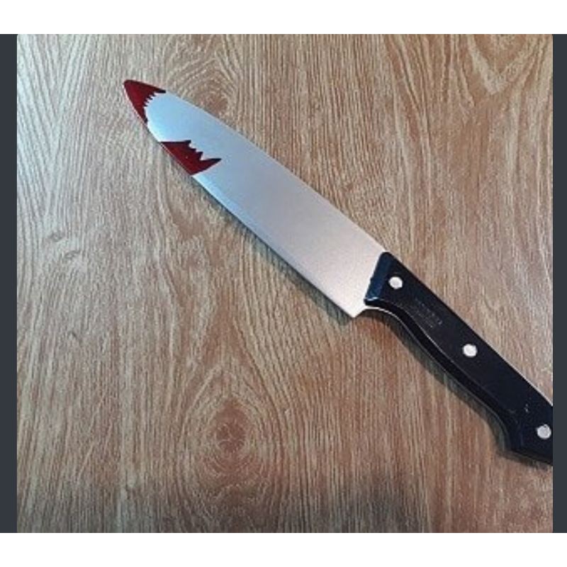 Jual Pisau Golok Berdarah Properti Halloween Pisau Mainan | Shopee ...
