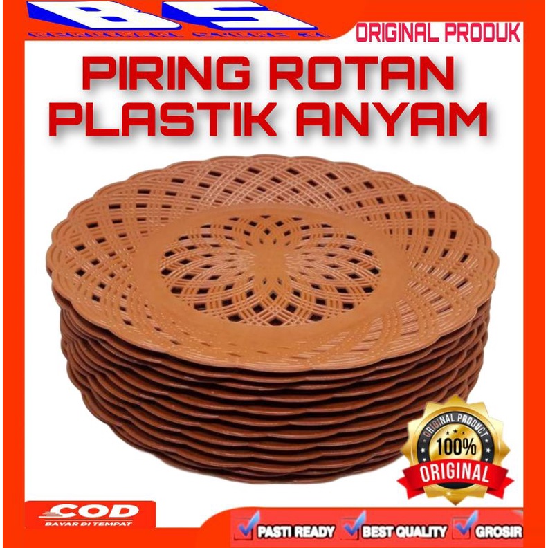 Jual [BS] PIRING ROTAN PLASTIK ANYAM ECERAN ECER 1PCS | Shopee Indonesia