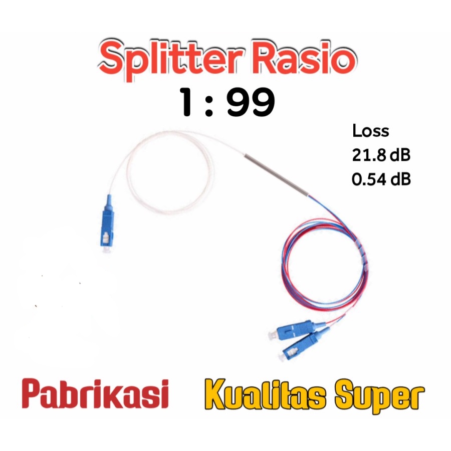 Jual Splitter Ratio Fiber Optic 1:99 | Shopee Indonesia