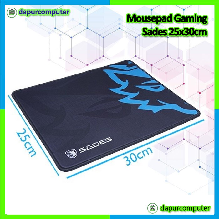 Jual Mousepad gaming sades 25x30cm original murah | Shopee Indonesia