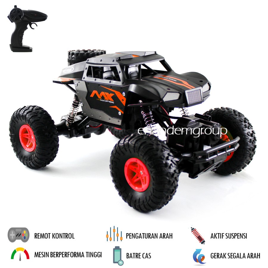 Jual Mainan Mobil Offroad Remot Kontrol RC Rock Crawler Climbing Rover Max | Shopee Indonesia