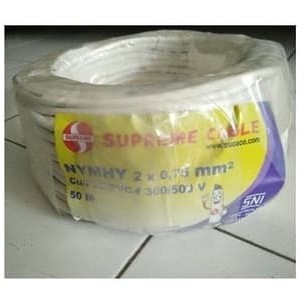 Jual Unik Kabel Listrik Supreme Serabut NYMHY 2x0 75 1 Roll 50 Meter Murah | Shopee Indonesia