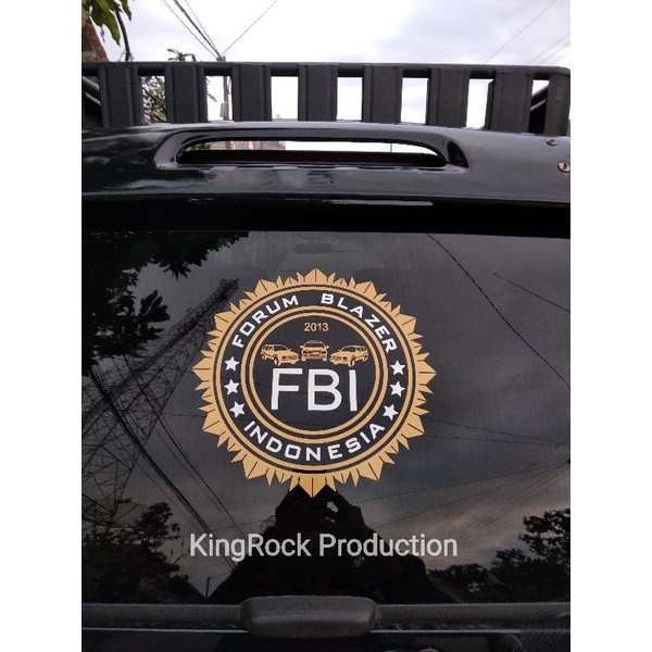 Jual Logo FBI Stiker ( Forum Blazer Indonesia ) | Shopee Indonesia