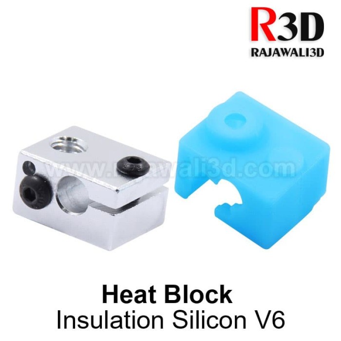 Jual Heat Block HeatBlock Insulation Silicon V6 | Shopee Indonesia