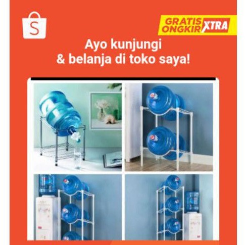 Jual KRISBOW RAK GALON AIR MINUM RAK BESI | Shopee Indonesia