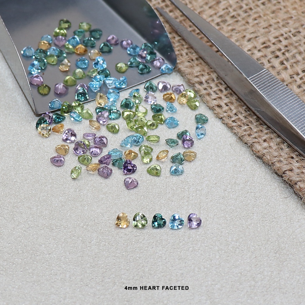 Jual BATU PERMATA ASLI DIAMETER 3, 4, 5 mm HEART CUTTING | NATURAL ...