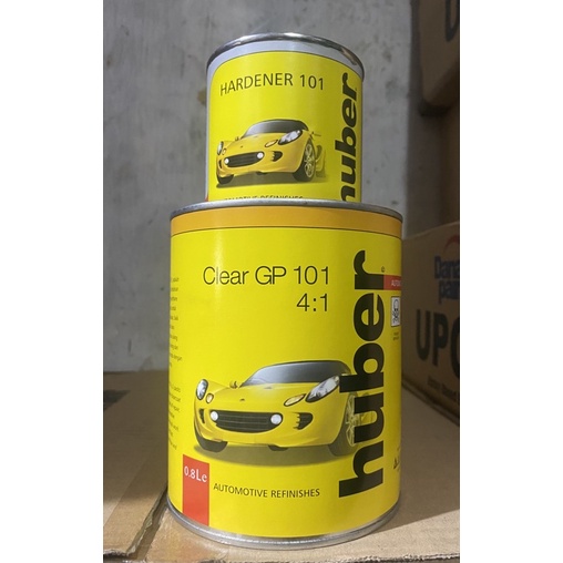 Jual Huber Clear GP 101 + Hardener Clear PU Gloss 1 liter set | Shopee Indonesia