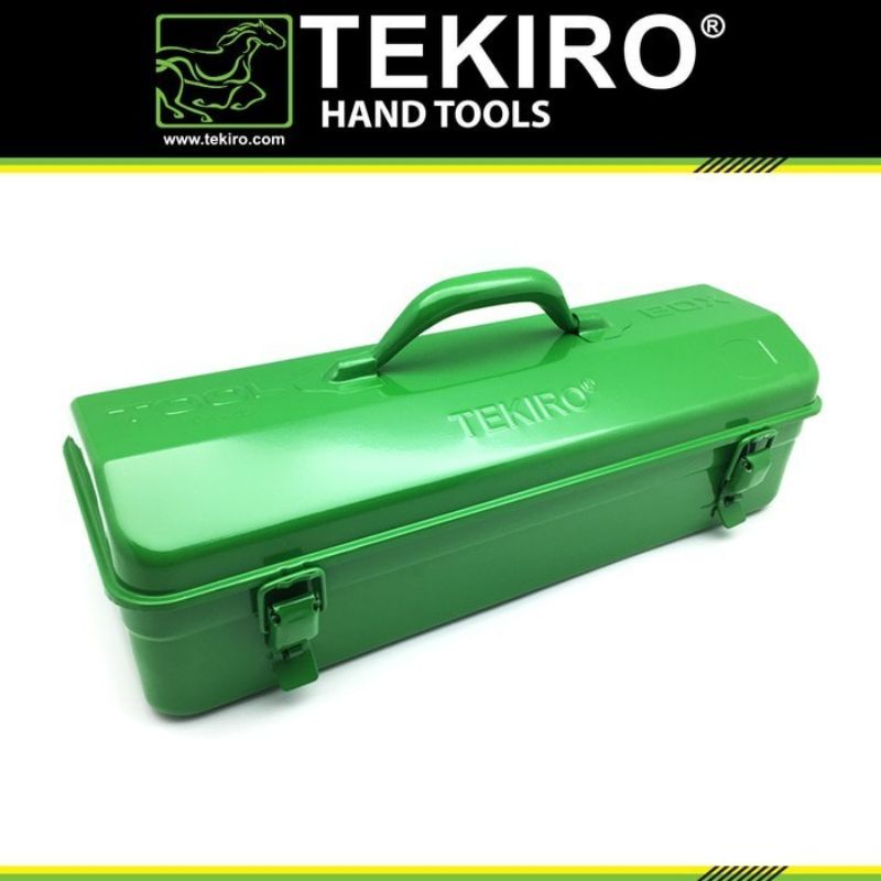 Jual TEKIRO TOOL BOX BESI KECIL T325 UKURAN (355X145X115MM) | Shopee ...