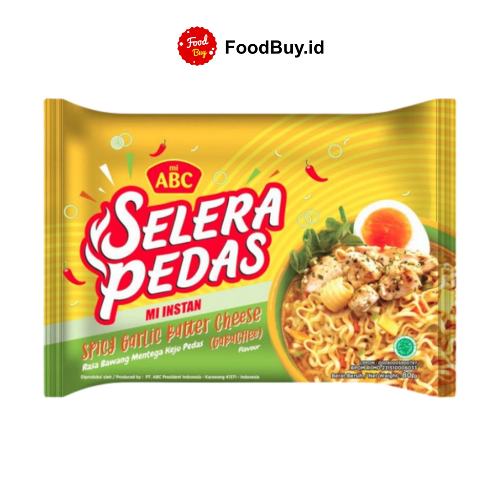 Jual Mie Abc Selera Pedas Fusion ( Mayo Cheese / Garlic Butter Cheese ...