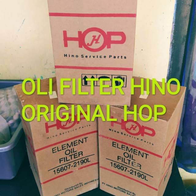 Jual HINO OIL FILTER 15607-2190L Original HOP | Shopee Indonesia