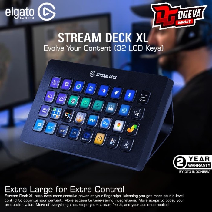 Jual Elgato Stream Deck XL Evolve Your Content | Shopee Indonesia
