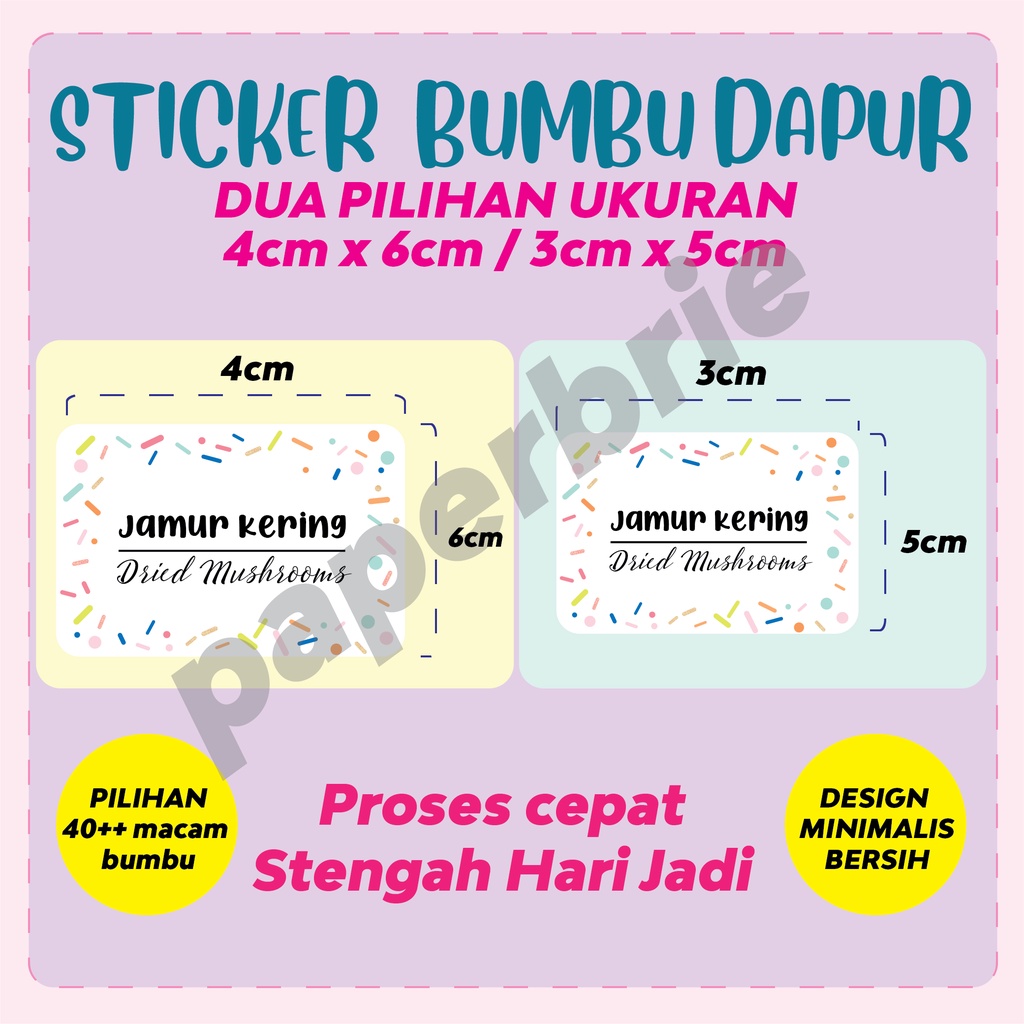Jual Stiker Bumbu Dapur Lucu Label Cute Untuk Garam Lada Gula And Bumbu Dapur Shopee Indonesia