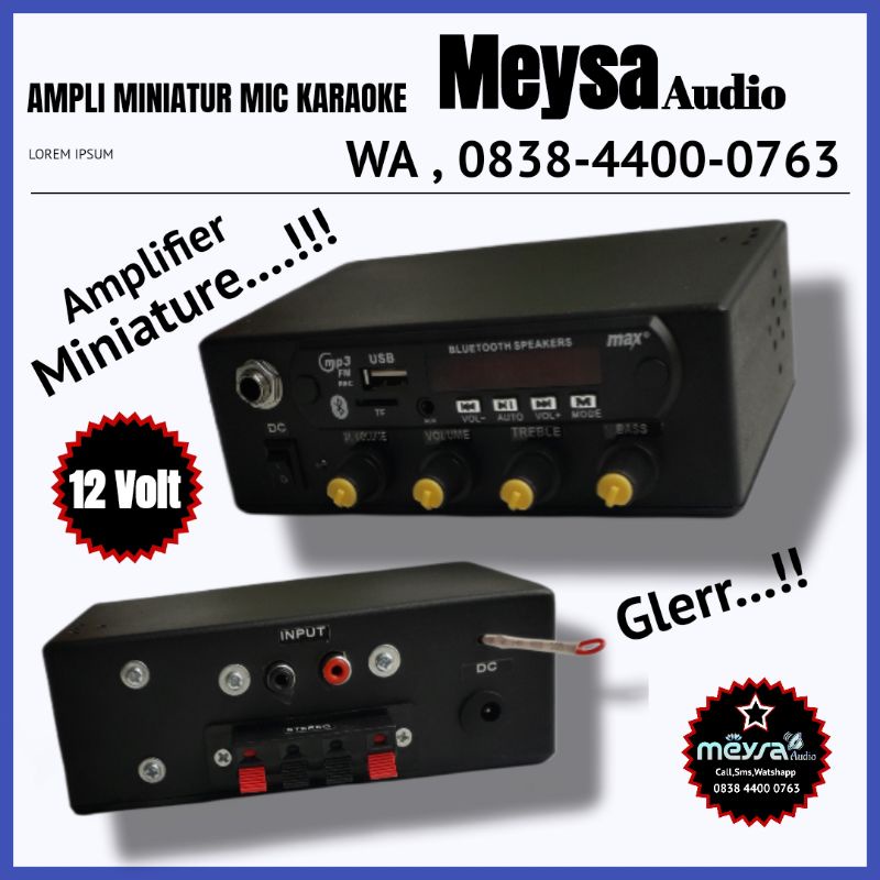 Jual Ampli Mini Karaoke ( Bluetooth) | Shopee Indonesia